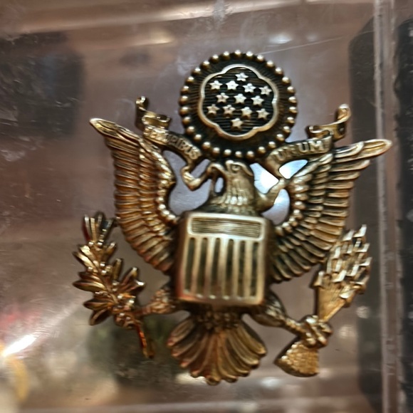 Accessories | Wwii 193s Us Army Officer Hat Pin Rolled Gold | Poshmark